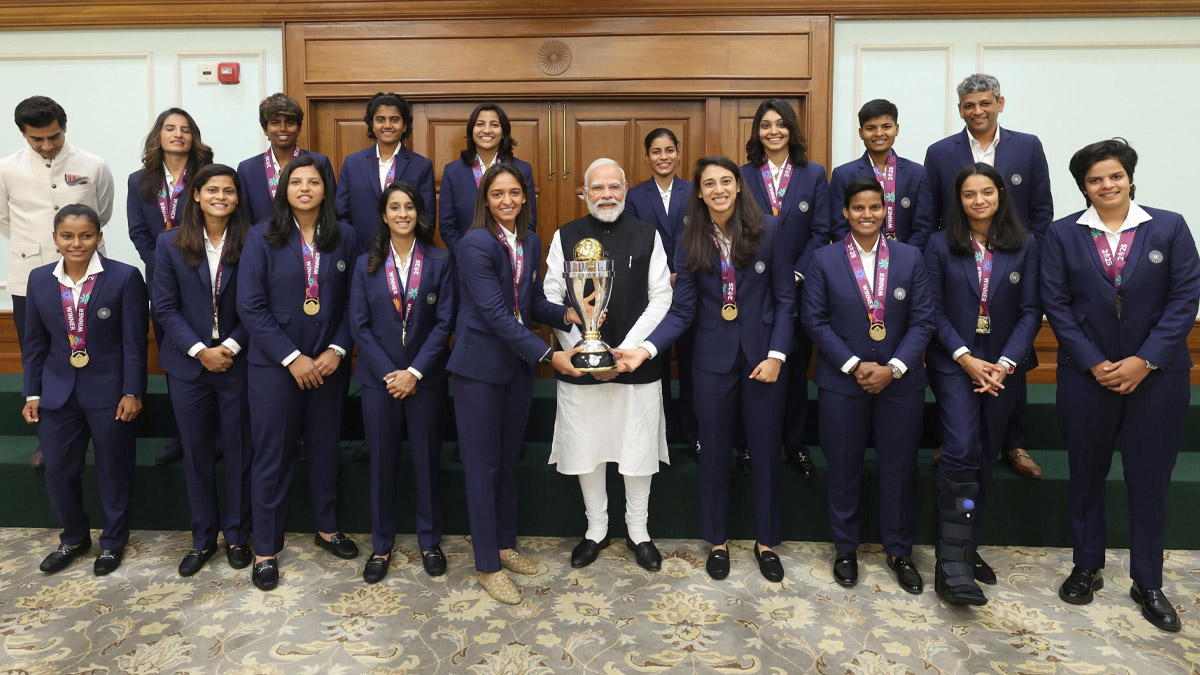 Cricket News | Opener Pratika Rawal Poses With Women’s CWC 2025 Medal ...