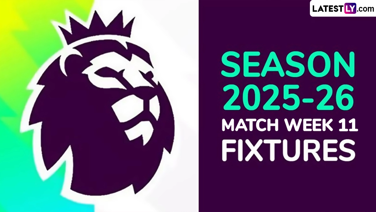 Football News | English Premier League 2025-26 Matchweek 11 Fixtures ...