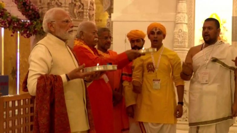 Ram Mandir ‘Dharma Dhwaj’ Ceremony in Ayodhya: PM Narendra Modi, RSS ...
