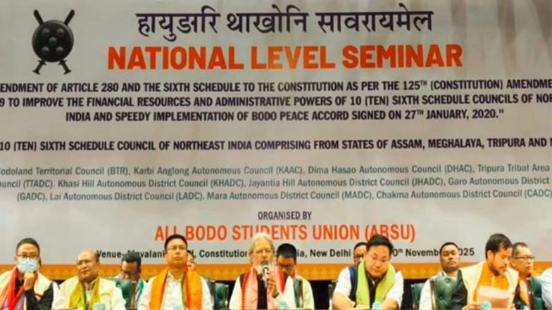 ABSU, Northeast Leaders Call for Action on Sixth Schedule Reforms, Bodo ...