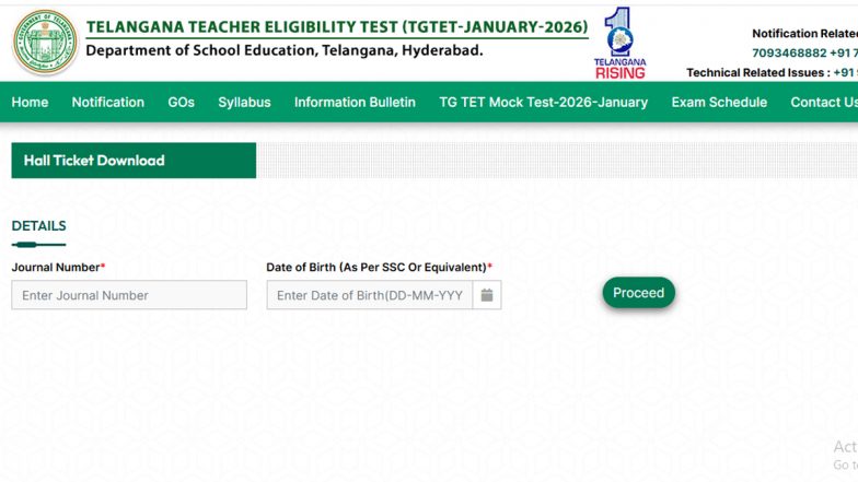 TS TET Hall Ticket Download 2026: Admit Cards for Telangana Teacher ...