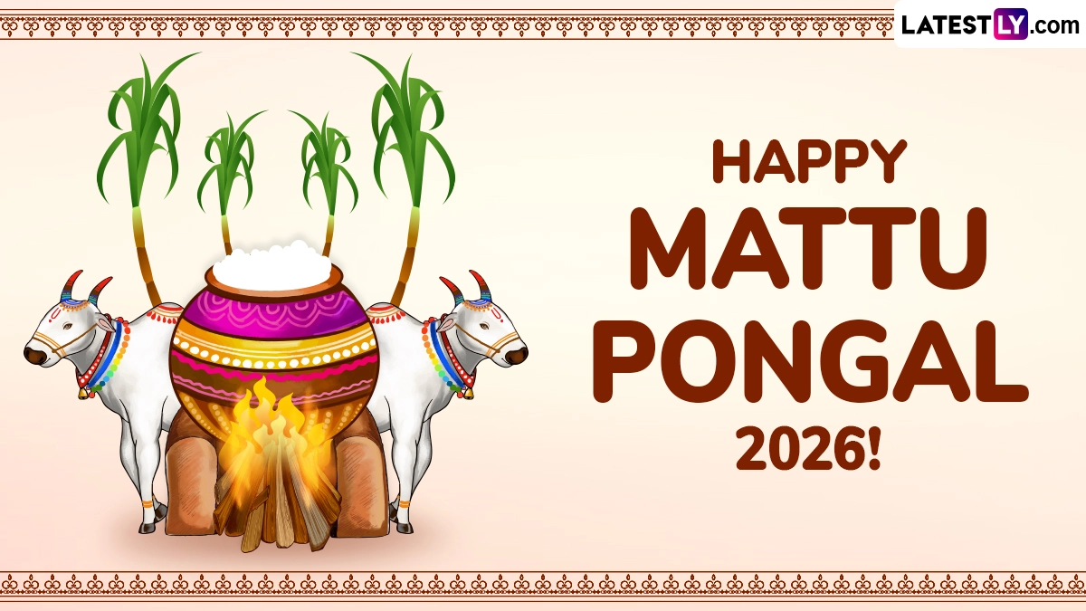 Festivals & Events News | Happy Mattu Pongal 2026 Wishes, Messages & HD ...