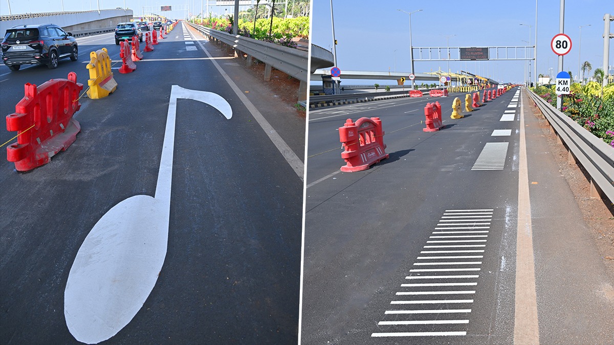 India News | India’s First Musical Road Inaugurated in Mumbai: Hear ...