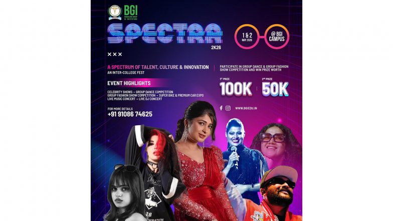 Business News | Spectra 2026: Bangalore's Ultimate Cultural Explosion ...