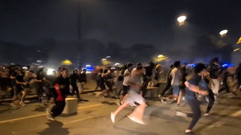 Paris: PSG Fan Celebrations Turn Violent as Clashes and Fires Erupt ...