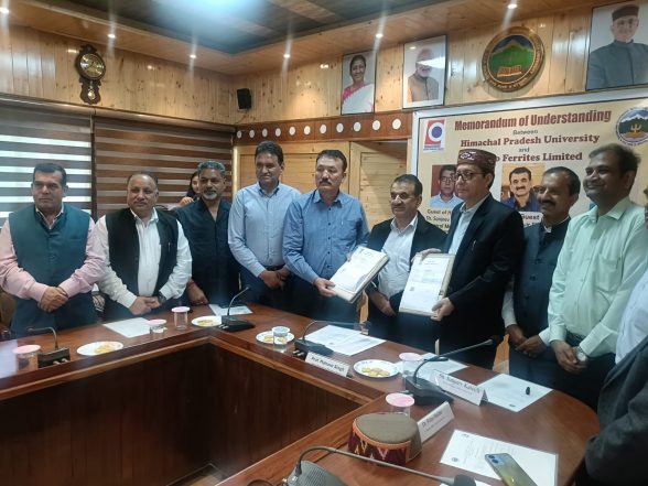 India News | HPU Signs MoU with Cosmo Ferrites for Green Energy ...