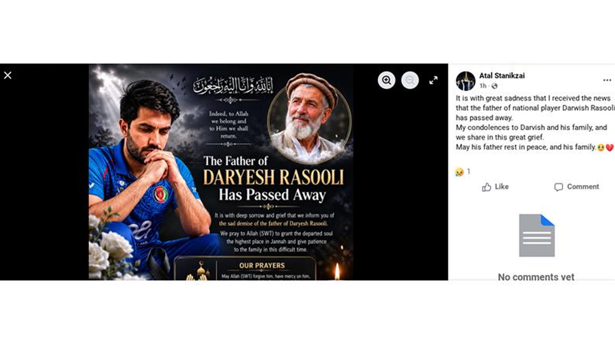 Darwish Rasooli Dead? Karim Janat's Instagram Post Creates Confusion ...