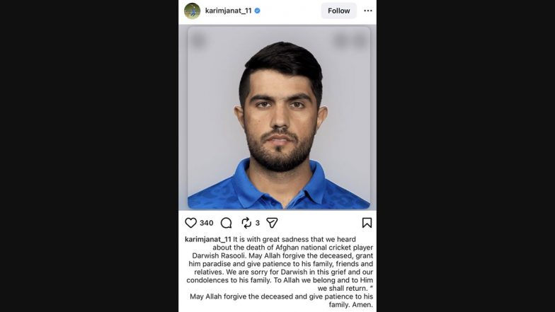 Darwish Rasooli Dead? Karim Janat's Instagram Post Creates Confusion ...